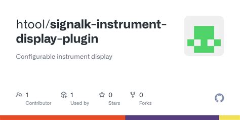 Github Htoolsignalk Instrument Display Plugin Configurable