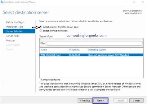 install and configure iscsi target on windows server 2019