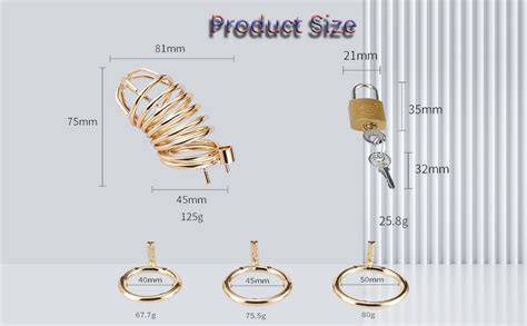 Cock Cage Male Chastity Device Locked Cage Sex Toy Lock Contains 3