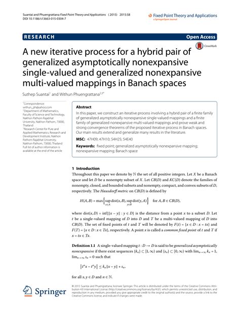 Pdf A New Iterative Process For A Hybrid Pair Of Generalized