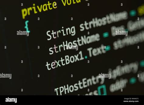 Real C Code Developing Screen Programing Workflow Abstract Algorithm