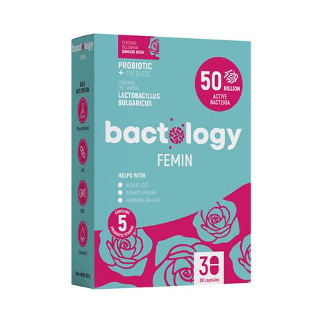 Bactology Femin Пробиотик за жени х30 капсули - Аптека Маджаров