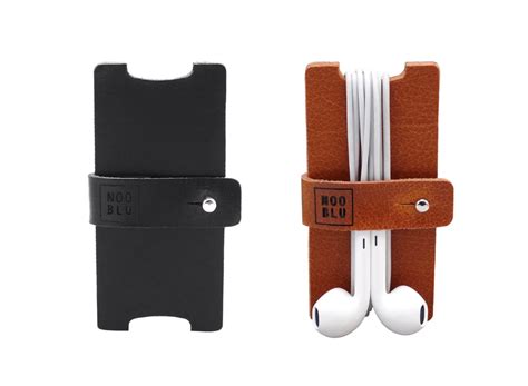 Cord Wrap Cable Organiser Black Nooblu