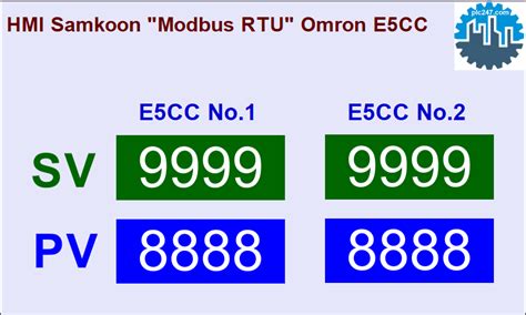 Samkoon HMI Modbus RTU Omron E5CC Tutorial Plc247 Com