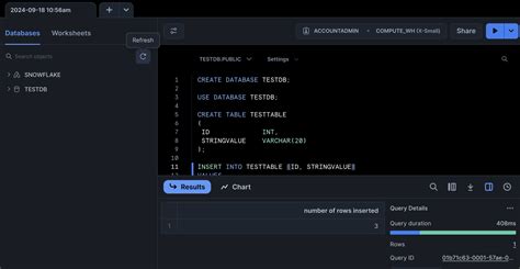 Stairway To Snowflake Level 4 Introducing Snowsight Snowflakes Web Ui Sqlservercentral