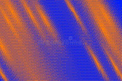 pixel bitmap background with retro dotted pattern blue and orange vector gradation abstract