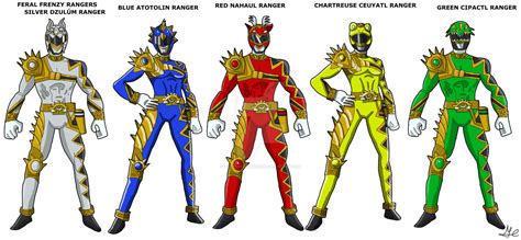 Feral Frenzy Rangers By Lavenderranger On Deviantart