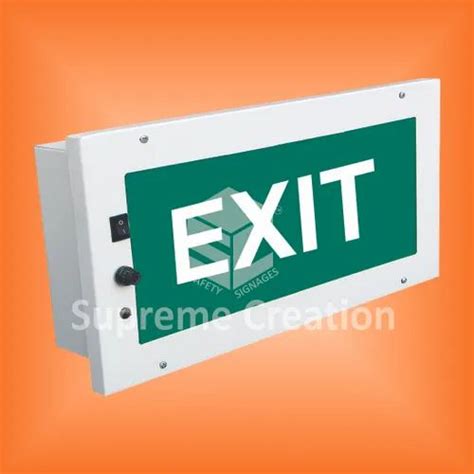 Wall Mounted Exit Lights 10 60 Degree C 175 X 350 Mm ID 22350762362