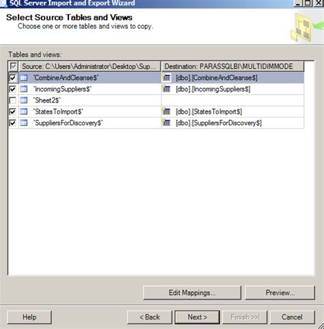 sql server map source and target insight extractor blog