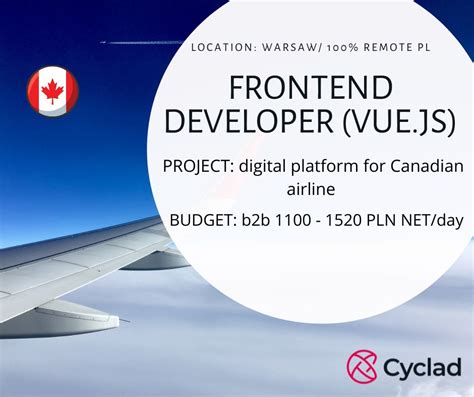 Vuejs Vuejsdeveloper Airlinesjob Frontenddeveloper Małgorzata Trojan