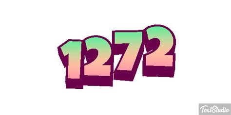 1272 Number Animated  Logo Designs