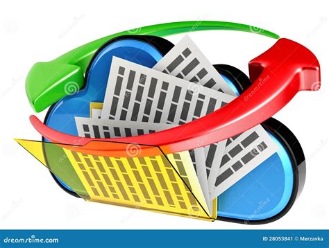 Cloud Computing And Storage Security Concept Stock Illustration Illustration Of Check