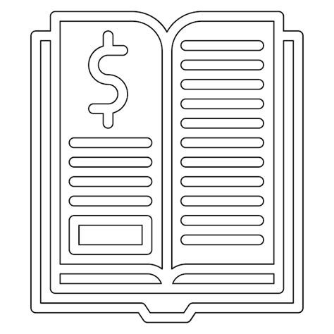 Premium Vector Ledger Vector Icon Illustration Of Accounting Iconset