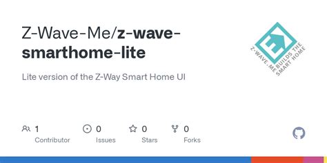github z wave me z wave smarthome lite lite version of the z way