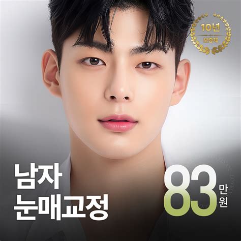 러블리안 남자눈매교정 할인 가격 후기 전후 효과 정보 By 러블리안성형외과의원 여신티켓 국내 1등 피부과 성형외과 플랫폼