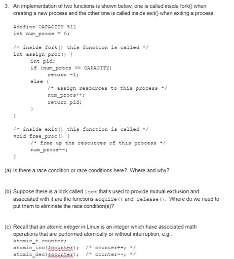 These Operations Are All Atomic Acting On The