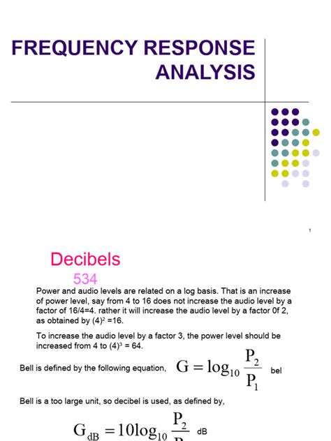 Equency Response Lecture 2 Pdf Decibel Amplifier