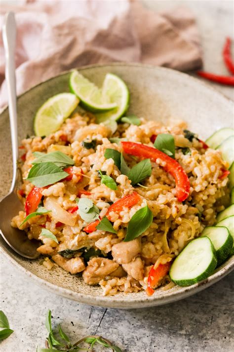 Thai Basil Chicken Fried Rice What Great Grandma Ate