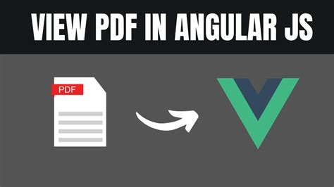 how to view pdf in vue js tutorial easy method youtube