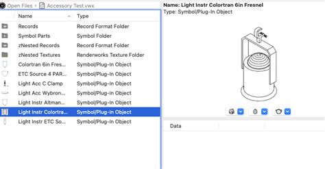 Accessories Not Showing Up Entertainment Vectorworks Community Board