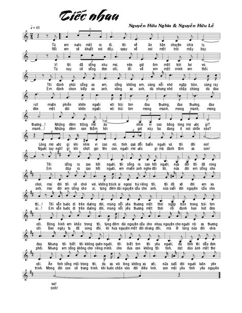 Sheet Nh C B I Ti C Nhau Sheet Nh C Hay