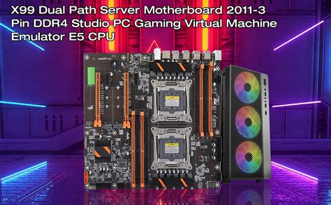 Annadue X99 Dual Server Motherboard 2011 3 Pin Ddr4 Gaming Motherboard With Rear 4 Usb3 0 For