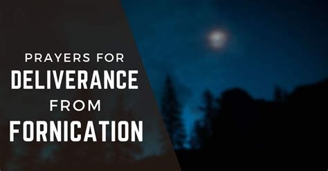 Prayers For Deliverance From Fornication