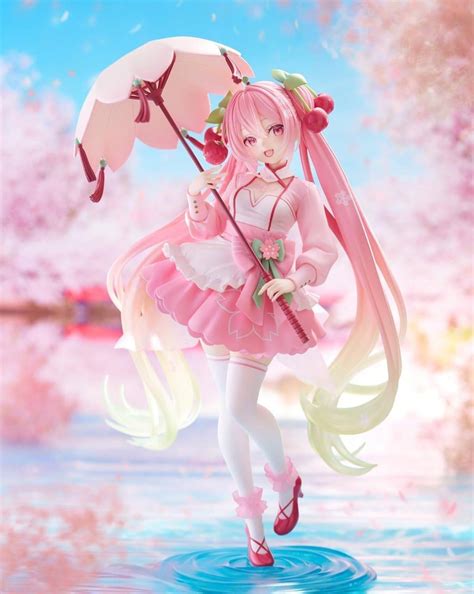 Amp Figure Hatsune Miku Sakura Miku Sakura Dress Ver 2nd Hand