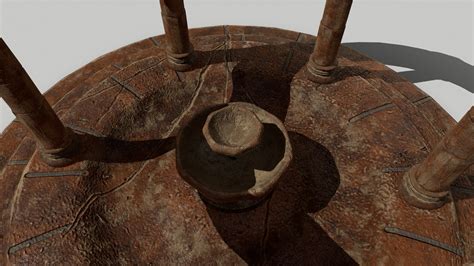 Artstation Altar Set Game Assets