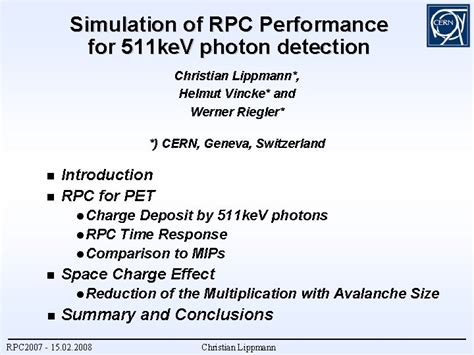 Simulation Of Rpc Performance For 511 Ke V