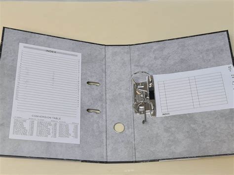 Luckytulis Level Arch File Folder Hard Cover