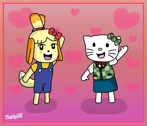 Isabelle And Hello Kitty By Mslash67 Production On Deviantart