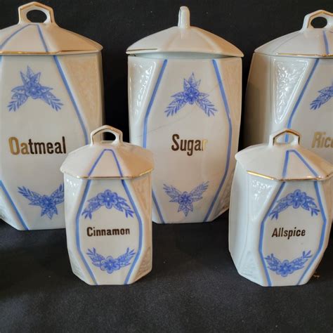 Set Of Ceramic Kitchen Containers Dr Dw