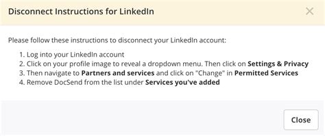Connected Application Settings Docsend Help Center