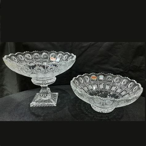 آجیل خوری پایه دار پی کی کریستال چک بوهمیا Luxuryshoppersir