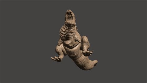 Stl File Kamata Kun Shin Godzilla 2nd Form Kaiju Ultra Detailed Stl Hi Poly Model For 3d
