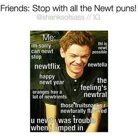 The Maze Runner Jokes Newt Puns Wattpad