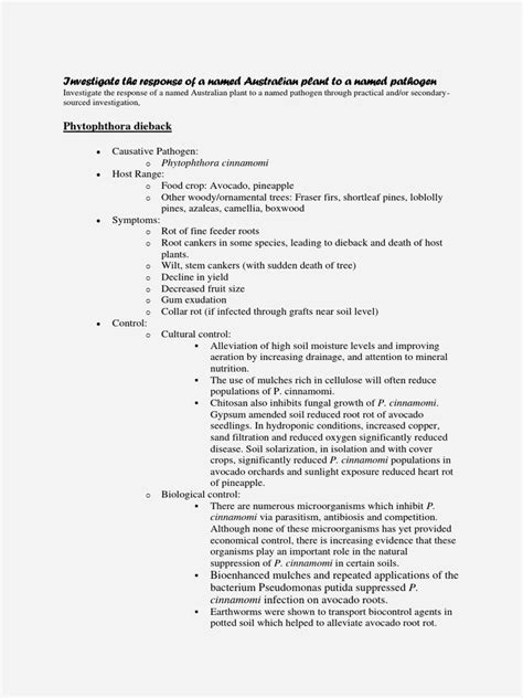 Australian Plant Pathogen Response Analysis Pdf Botany Organisms