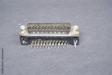 Computer Parallel Port Stock Photo Adobe Stock