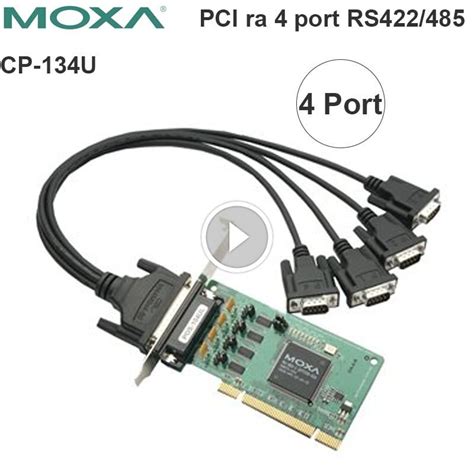 Card Chuyển đổi Pci To 4 Rs422 Rs485 Moxa Cp 134u Đầy đủ Vat Bh 12t Ship Cod