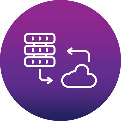 Cloud Server Vector Icon 15798720 Vector Art At Vecteezy