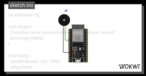 Sesi 11 Buzzer Pwm Wokwi Esp32 Stm32 Arduino Simulator