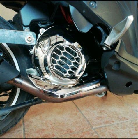 Cover Tutup Kipas Mio M3 Dan Mio Soul Gt 125 Blue Core Crome Lazada Indonesia