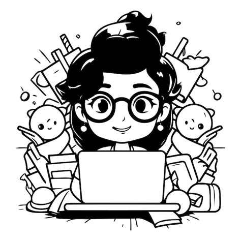 Nerd Computador Desenho Imagens Download Grátis no Freepik