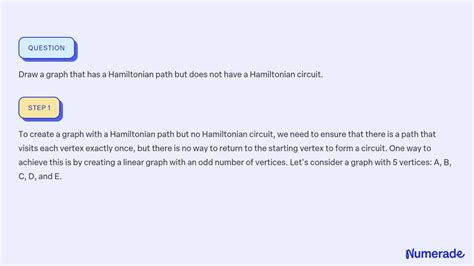 solved draw a graph that has a hamiltonian path but does not have a