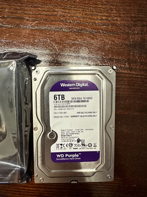 6tb Wd Purple Surveillance Hdd Hard Drive Western Digital Computers And Tech Parts And Accessories