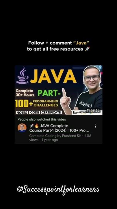Master Java 🤯 Shortsviral Java Tech Programming Successpointforlearner Youtube