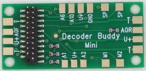 Nixtrainz Decoder Buddy Mini 1k Ohm 21 Pin Decoder Adapter Board Ntz2