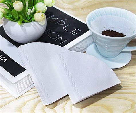 V 모양 커피 필터 종이 콘 1 2 2 4 컵 V60 Dripper 커피 필터 컵 에스프레소 커피 드립 도구 종이 필터 제조 업체 및 공급 업체 중국 도매 제품 스마일 포장