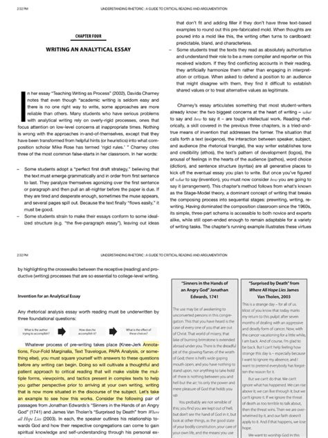 Understanding Rhetoric Chapter 4 Pdf